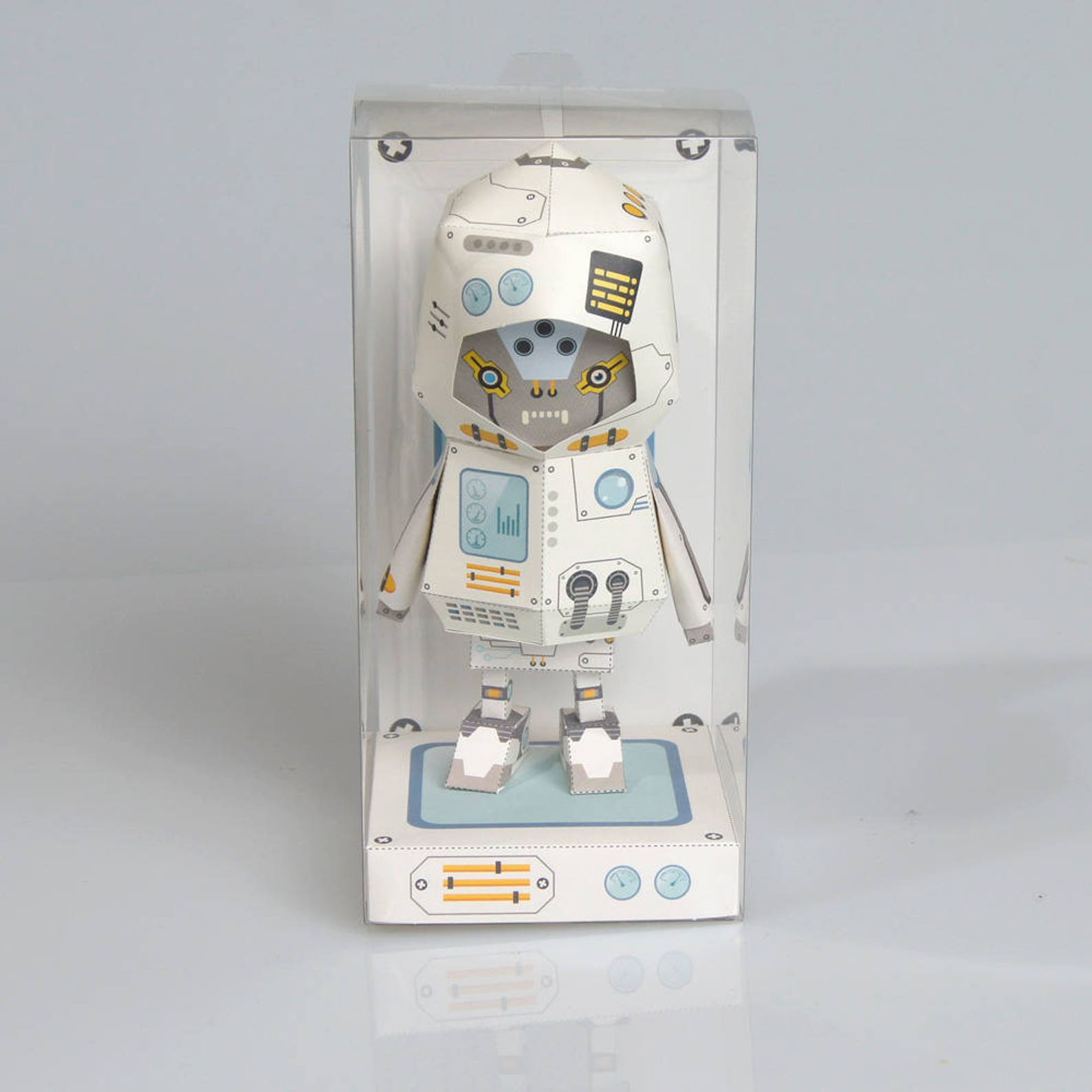 001_robot [ Paper Craft , Origami , Template Files , Digital Files ...