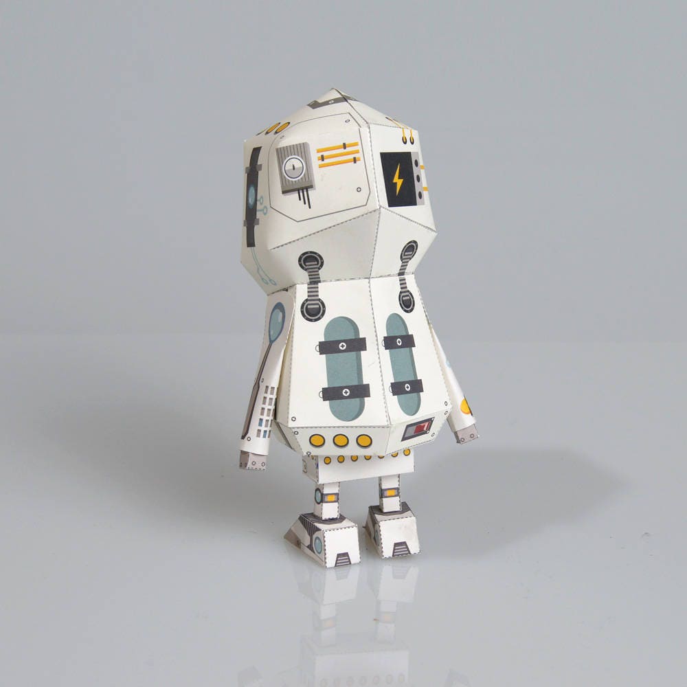 001_robot [ Paper Craft , Origami , Template Files , Digital Files ...