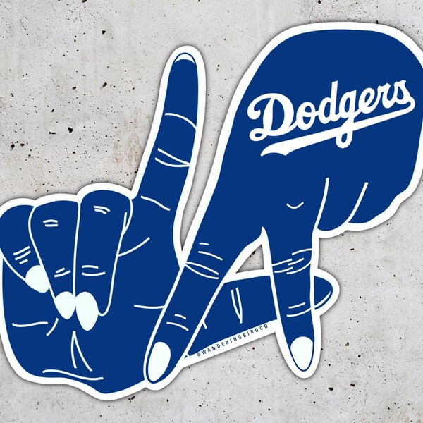 Los Angeles Dodgers Stickers - Etsy
