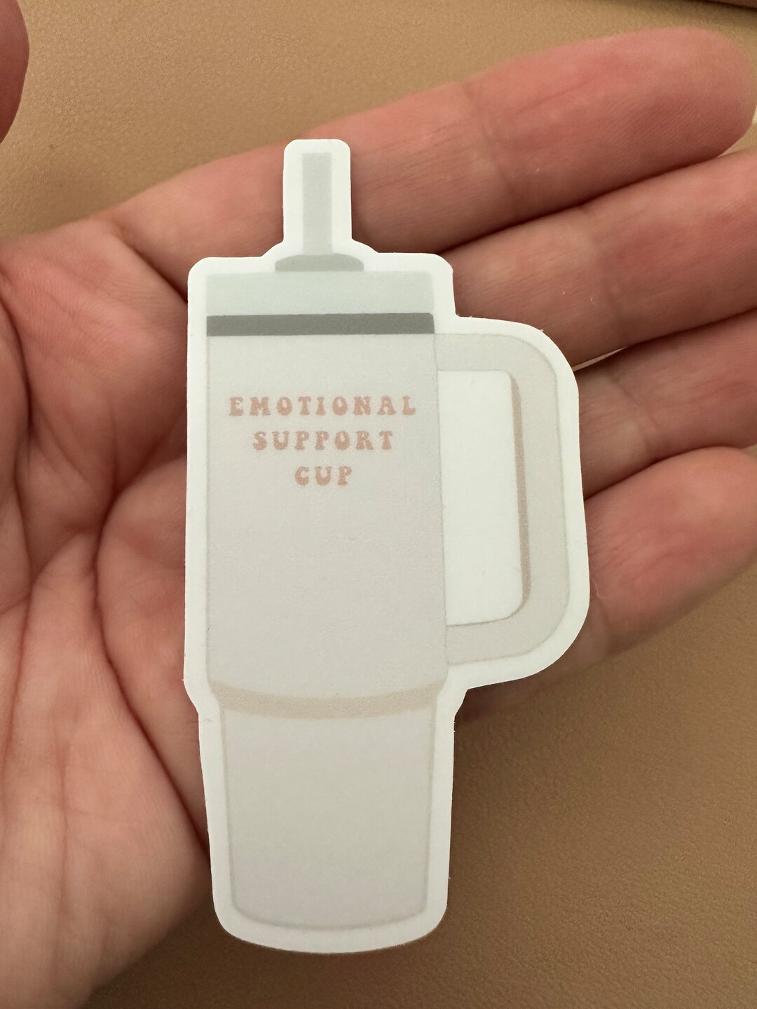 Stanley Cup Sticker Emotional Support Waterbottle Sticker Stanley ...