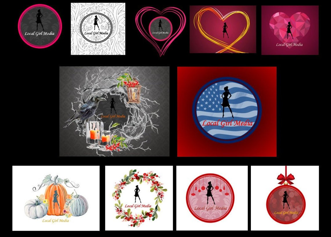 Spring Logo, Seasonal Logo, Custom Design, Custom Logo, Business Logo ...