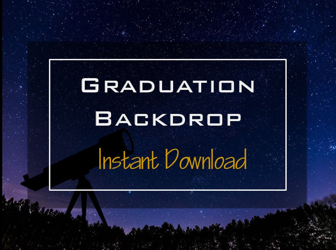 Graduation Backdrop, Graduation, Instant Download, Digital Paper ...