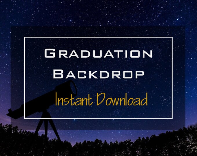 Graduation Backdrop, Graduation, Instant Download, Digital Paper ...
