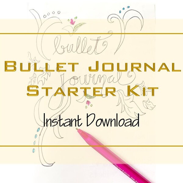 Bullet Journal Starter Kit - Etsy