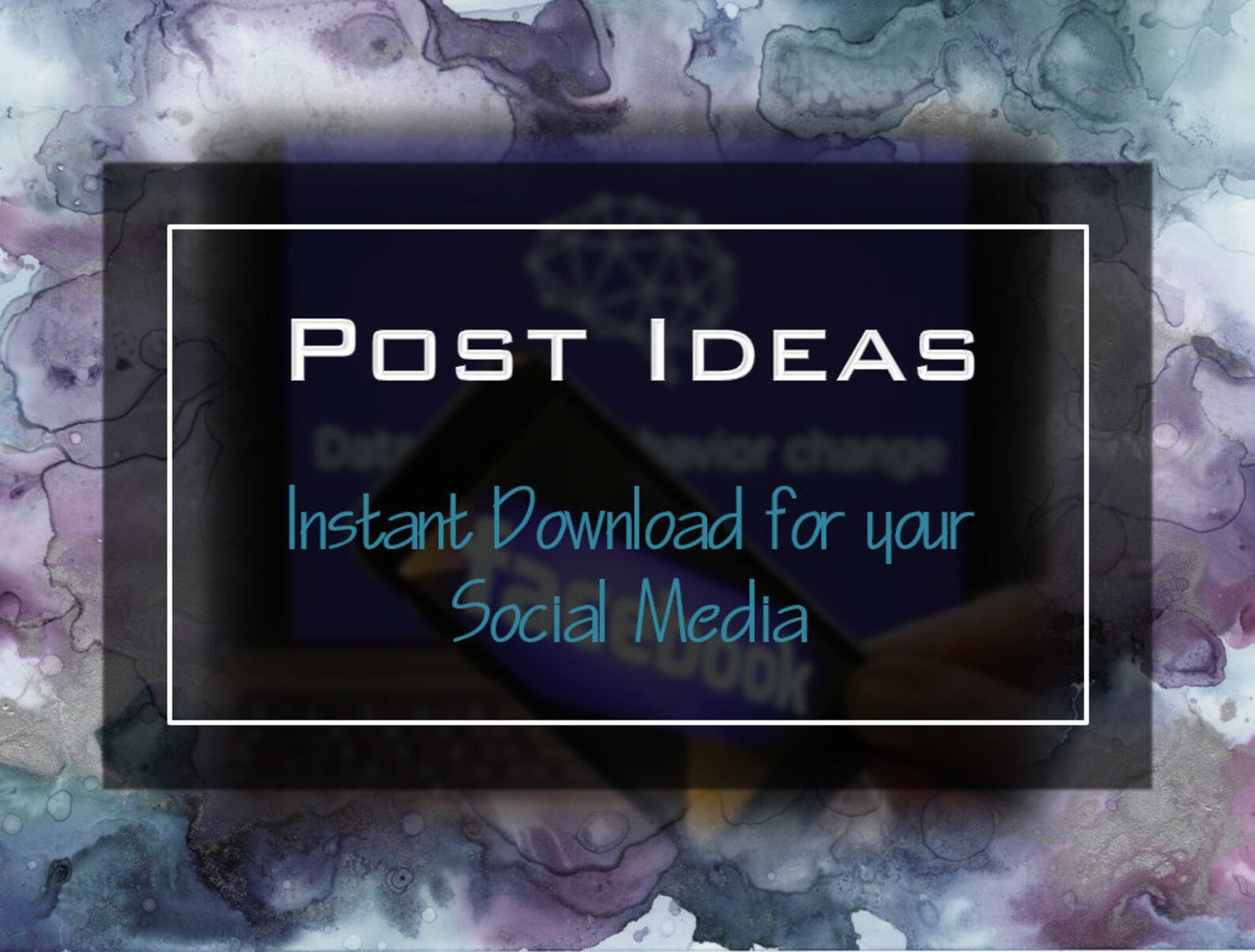 Digital Planner, Post Ideas, Content Calendar, Social Media Planner ...