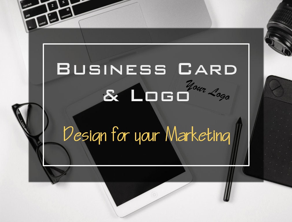 Business Card and Logo Design Business Card Custom Logo - Etsy