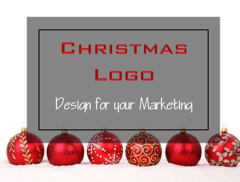 Christmas Logo, Holiday Logo, Custom Logo Design, Design Logo, Logo ...