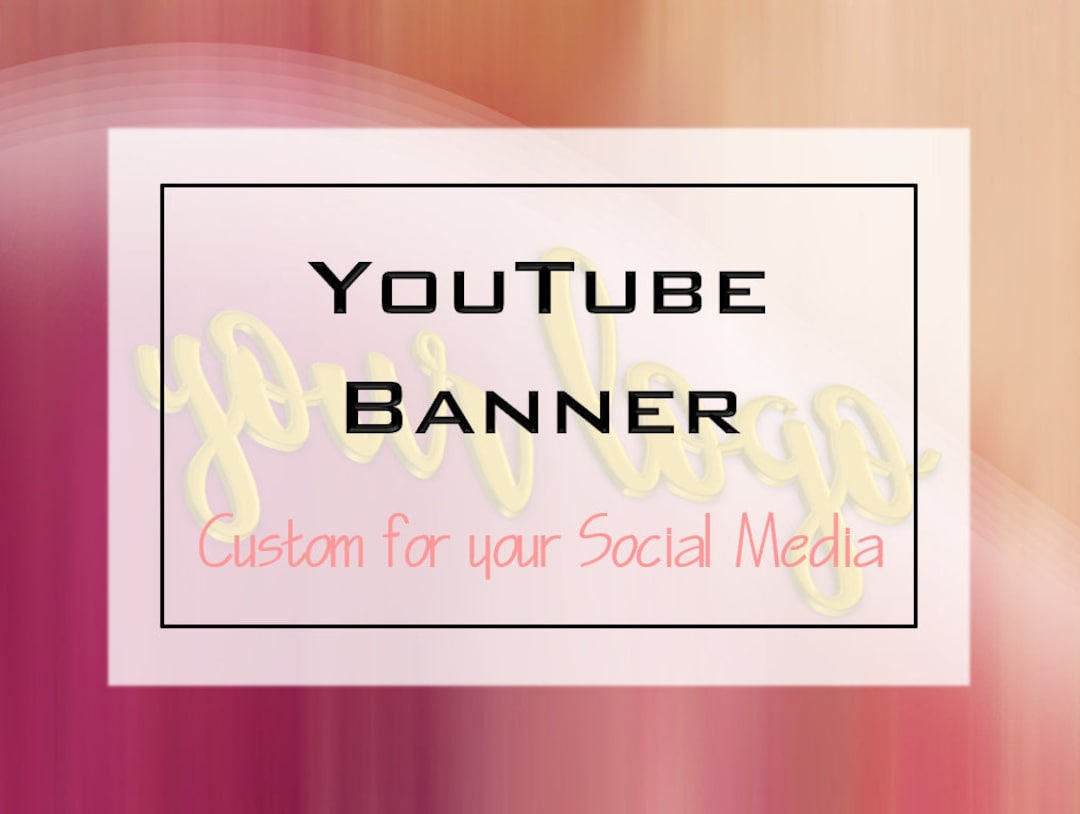 Youtube Banner, Custom Logo Design, Logo, Logo Design Custom, Logo ...