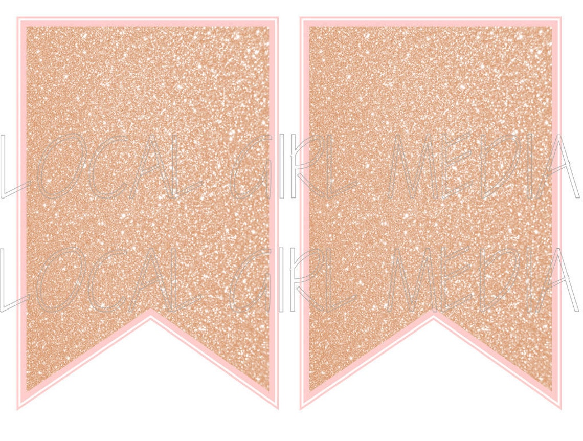 Pink Sparkle Banner, Glitter Banner, Birthday Banner, Birthday Party ...