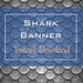 Shark Banner, Birthday Banner, Under the Sea, Baby Shower Banner ...