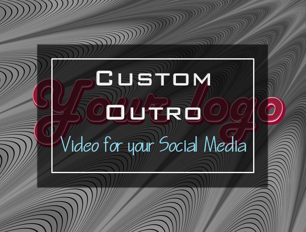 Youtube Outro, Outro, Youtube, Custom Logo, Video, Video Intro, Outro ...