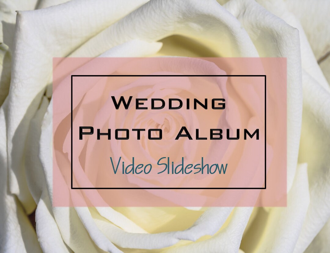 Wedding Photo Album, Video Scrapbook, Wedding Video, Wedding Album ...