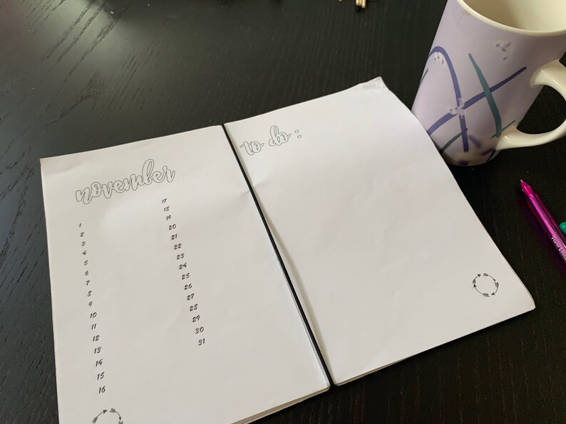 Bullet Journal Printable Bullet Journal Starter Kit Digital - Etsy