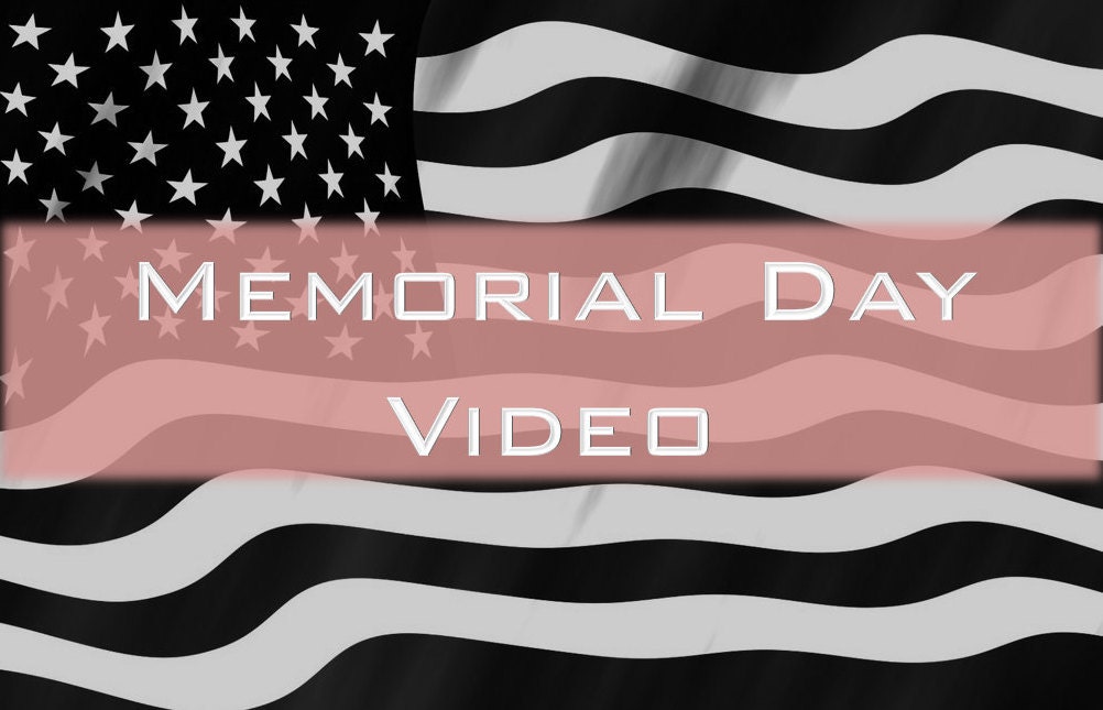 Memorial Video, Memorial Gift, Honor the Fallen, Video Montage, Photo ...