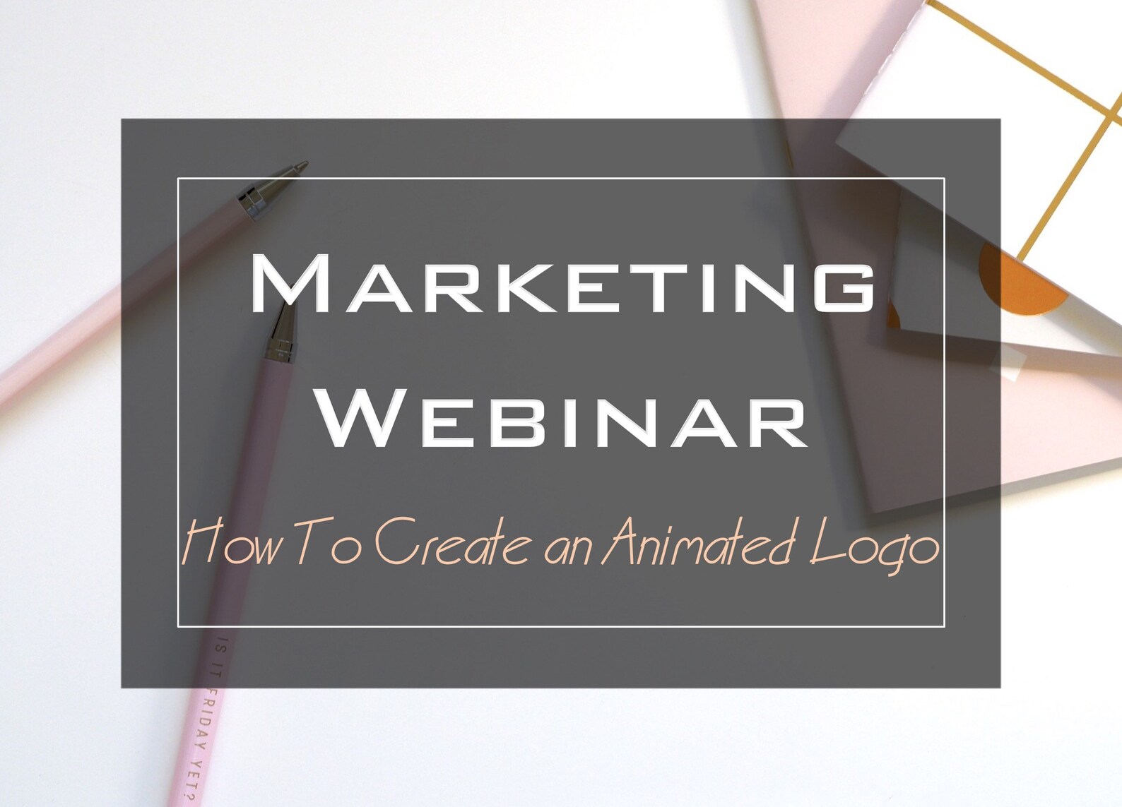 Webinar How to Create an Animated Logo Animated Logo - Etsy