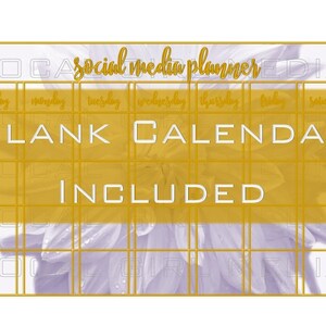 Content Calendar, Social Media Planner, Social Media, Post Ideas ...