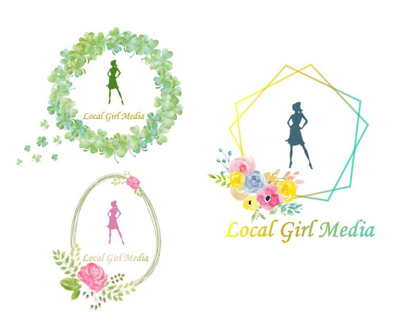 Spring Logo, Seasonal Logo, Custom Design, Custom Logo, Business Logo ...