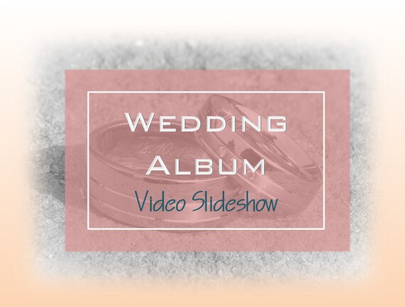 Wedding Album Video Editing Slideshow Video Montage Photo | Etsy