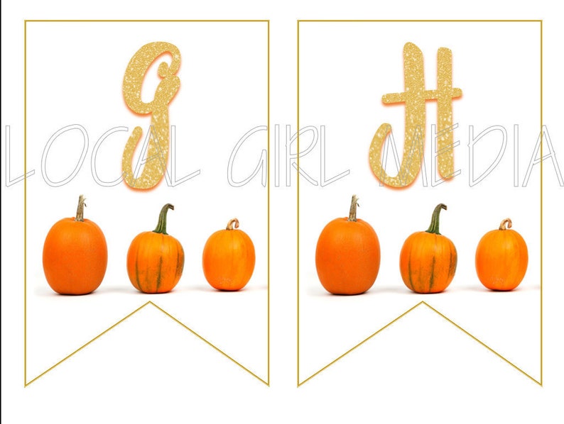 Pumpkin Spice, Banner, Fall Banner, Fall, Birthday Banner, Bunting ...