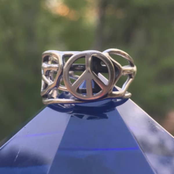 Peace Ring - Etsy