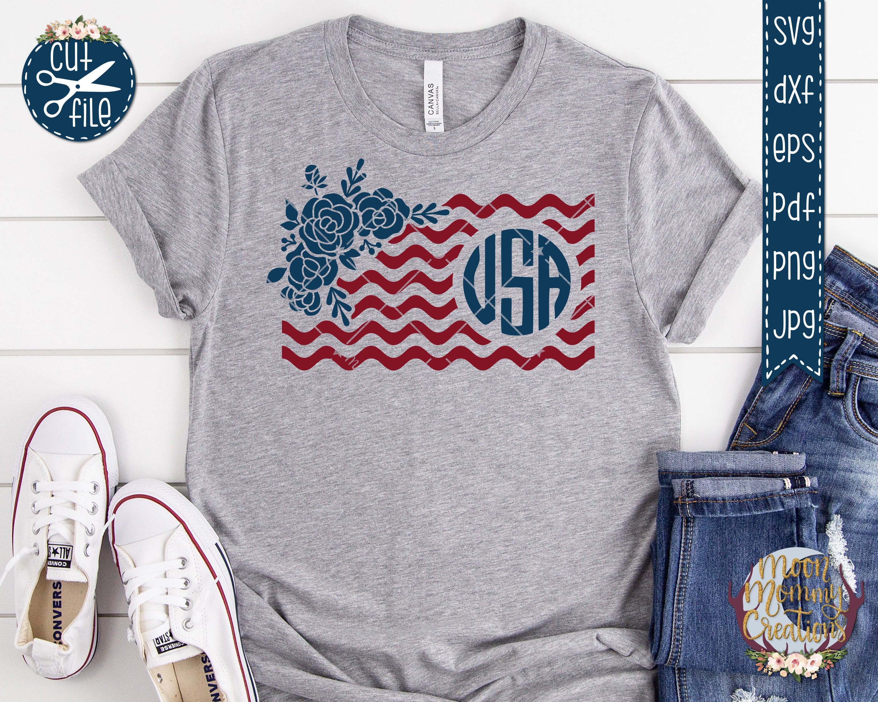 American Monogram Design Bundle INSTANT DOWNLOAD Svg Dxf Eps | Etsy