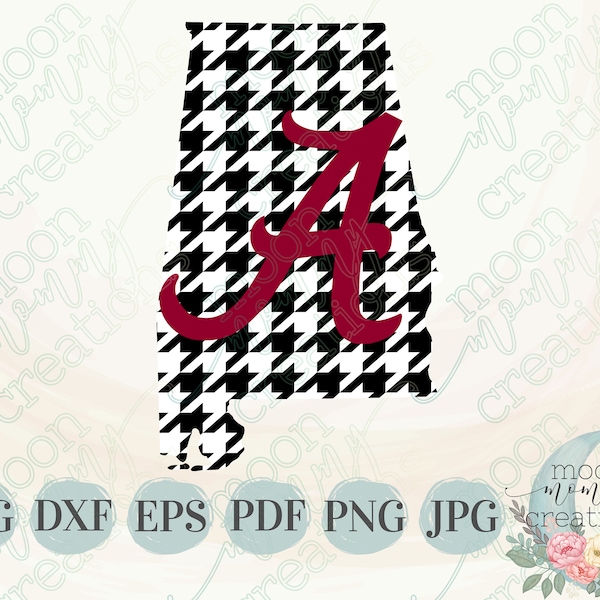 Alabama Crimson Tide Dxf - Etsy