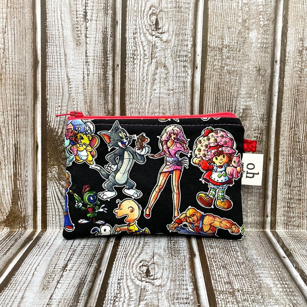 80s Cartoons Coin Purse Wallet - Etsy