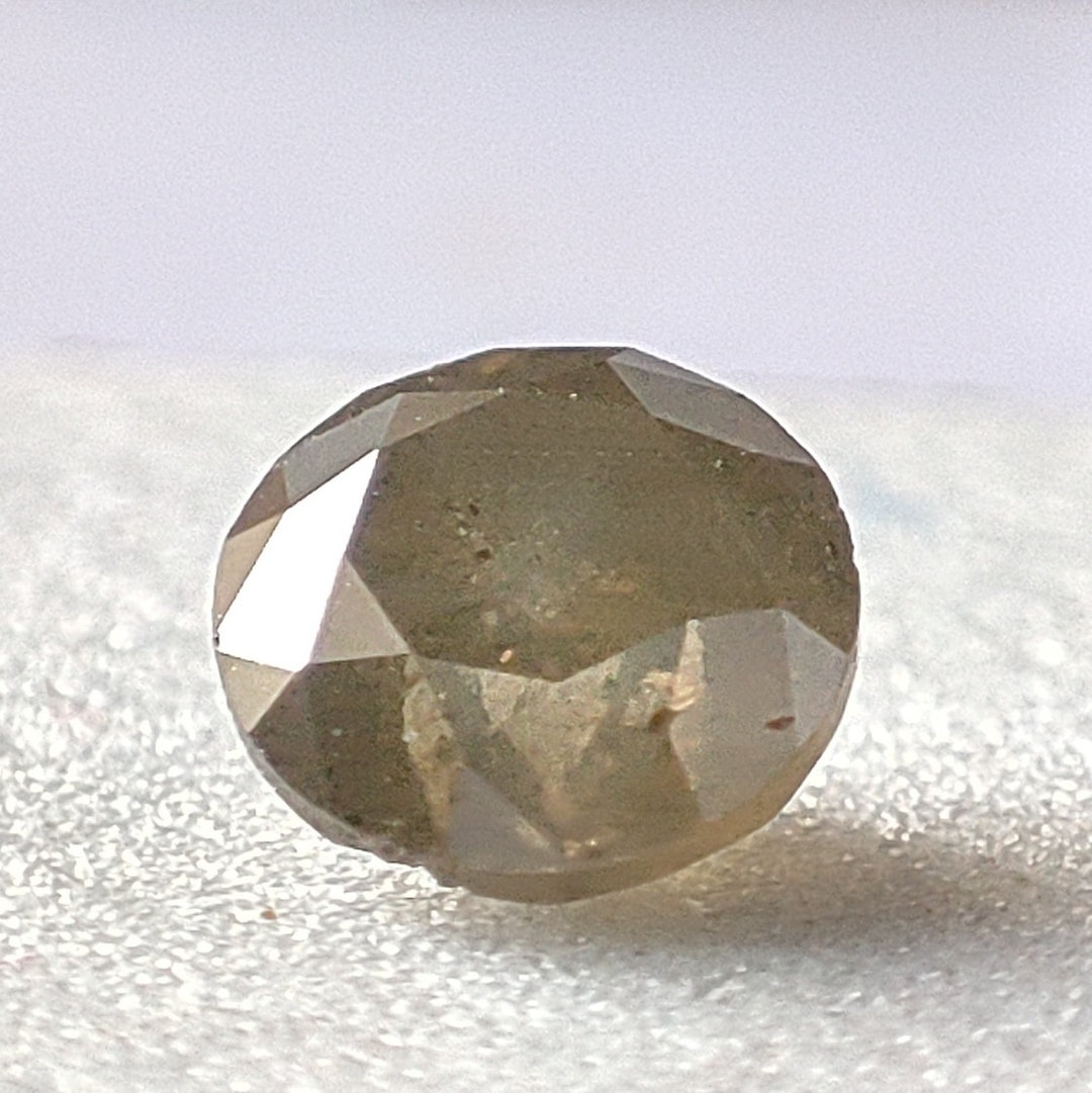 0.50 Carat Green Diamond Brilliant Cut Round Shape 4.7 Mm Natural Green ...