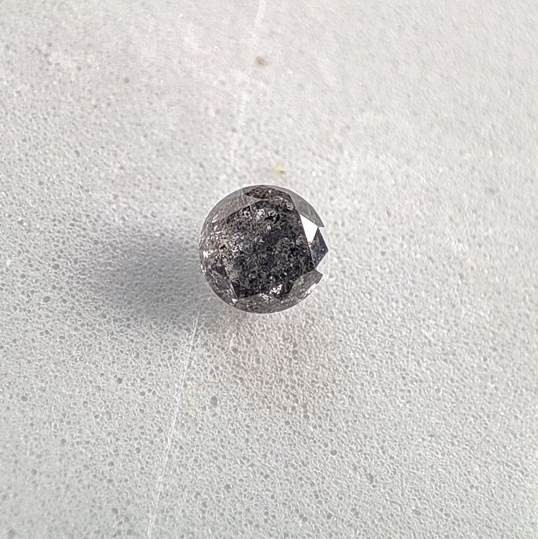 4.1 Mm Salt Pepper Diamond Full Cut Round, Wholesale Diamon Gemstone ...