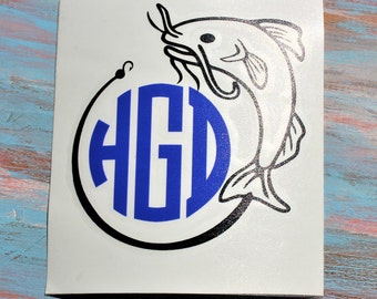 Catfish decal | Etsy
