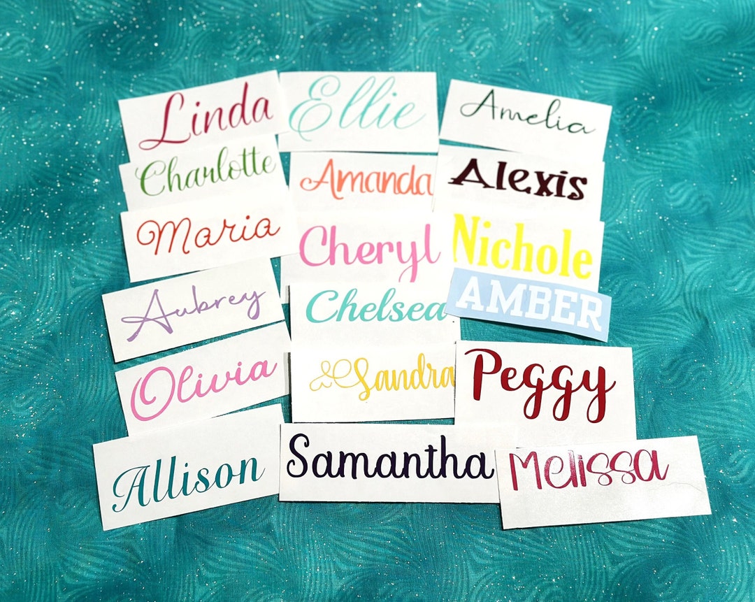Name Decal Name Sticker Yeti Decal Custom Name Decal Personalized Name ...