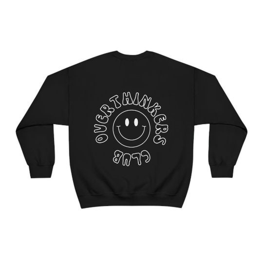 Overthinkers Club SVG & PNG File, Overthinker Shirt Digital Download ...