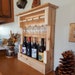Wine Rack Cedar Rustic Wine Rack Cedar Wood Wedding Gift - Etsy