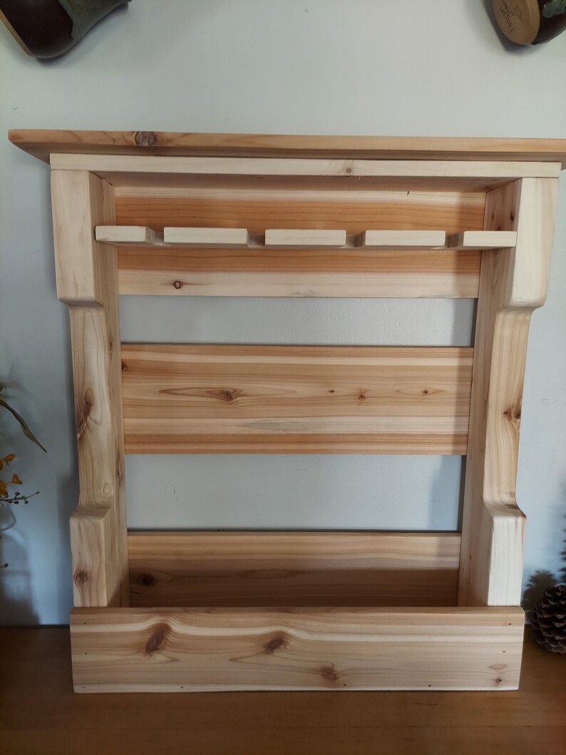 Wine Rack Cedar Rustic Wine Rack Cedar Wood Wedding Gift - Etsy