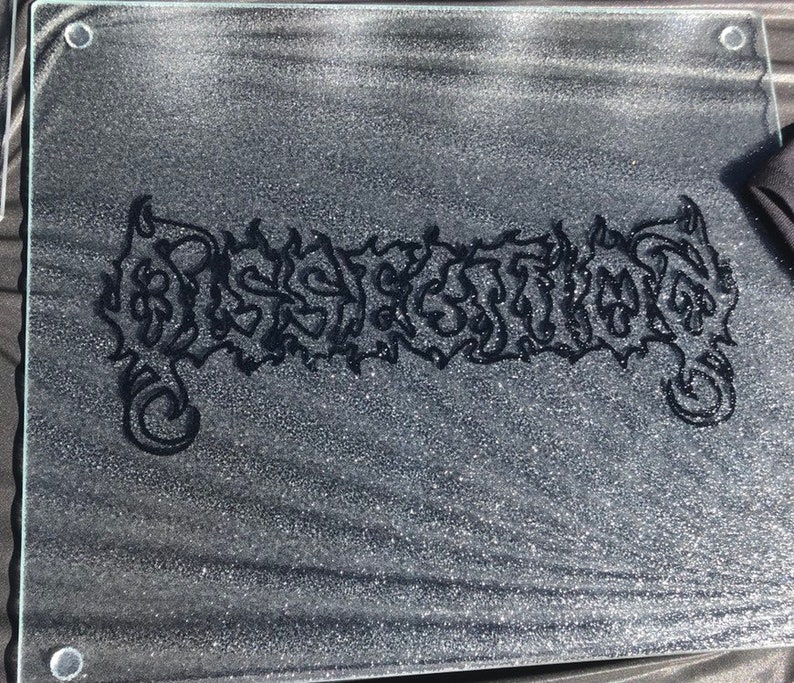 Black death and heavy metal kitchen items | Etsy