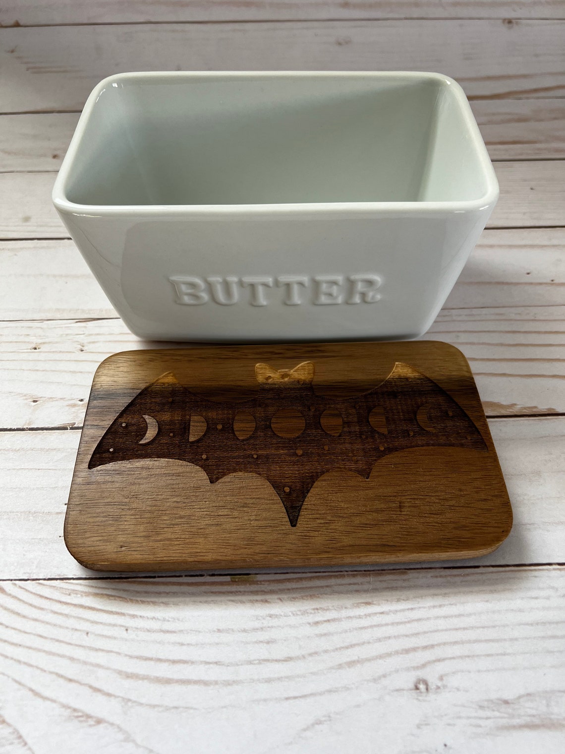 Bat Kitchen Butter Dish - Etsy