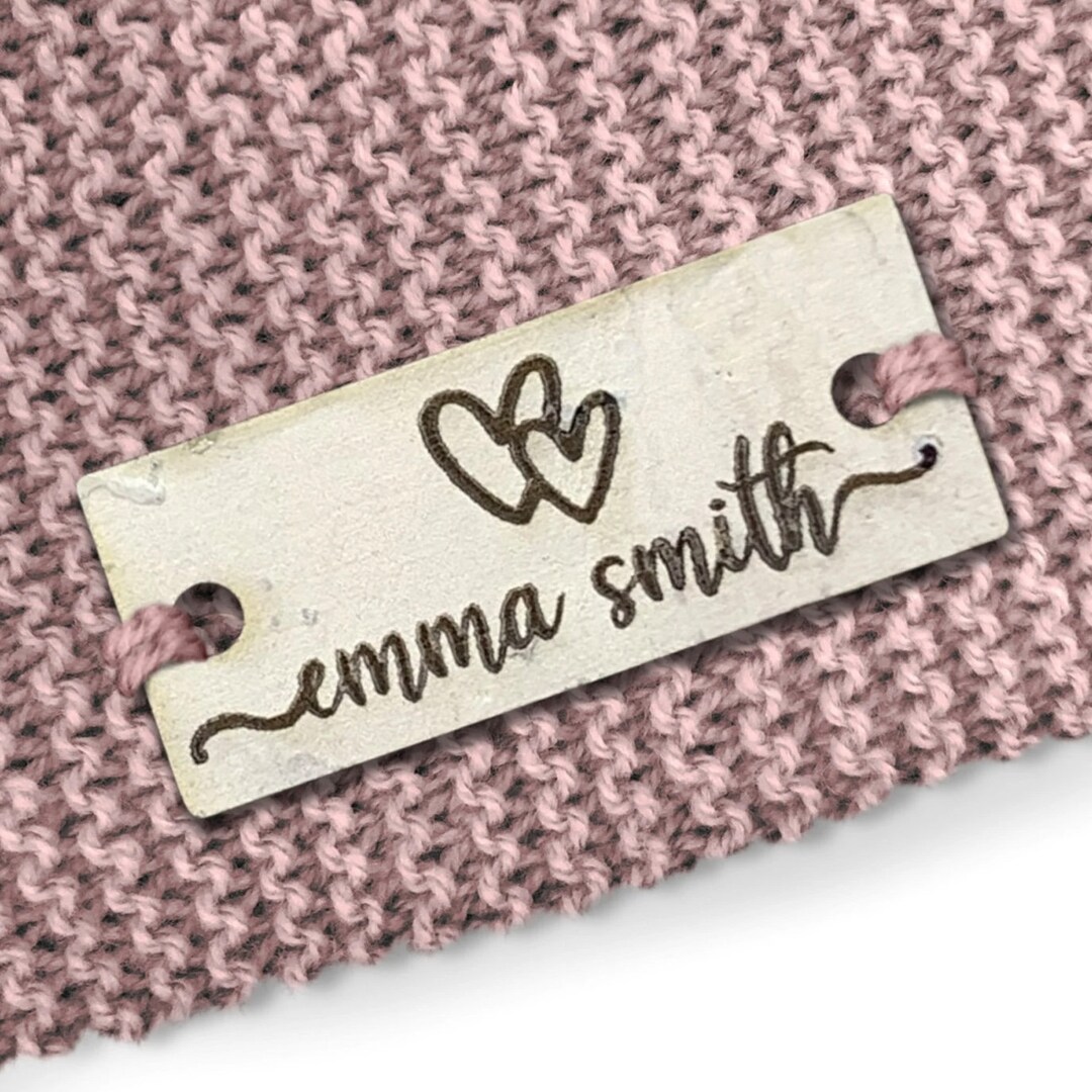 Personalised 28mm X 12mm Rectangle Cream Cork Labels. Custom Cork ...