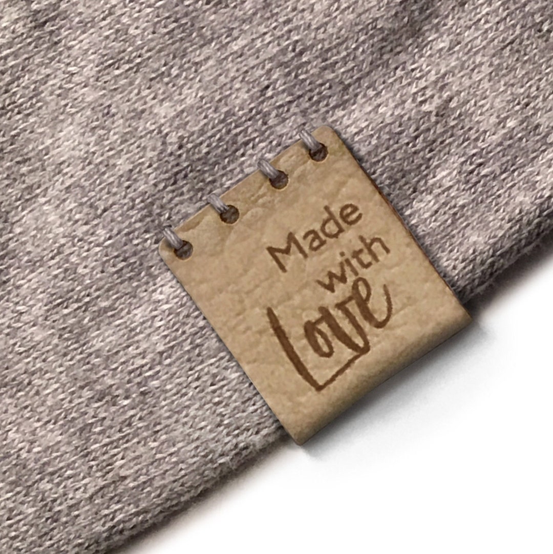 Personalised Set of 50 - Tan Coloured - Rectangle Foldable Faux Leather ...