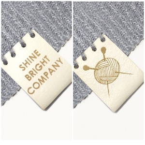 Customisable Center Fold 20mm X 50mm Cream Rectangle Folding Faux ...