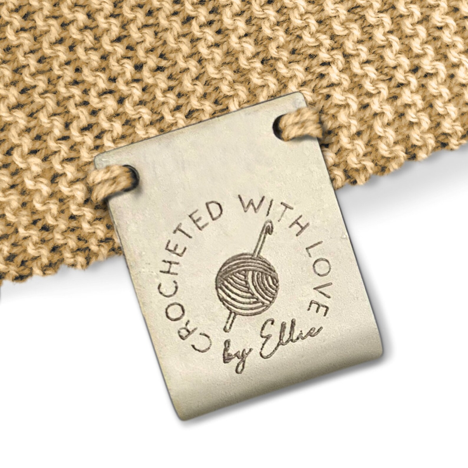Personalised Center Fold 20mm X 50mm Rectangle Folding Cork Labels ...