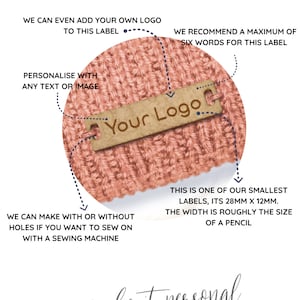 Customisable Rectangle Faux Leather Labels. Custom Leather Labels ...