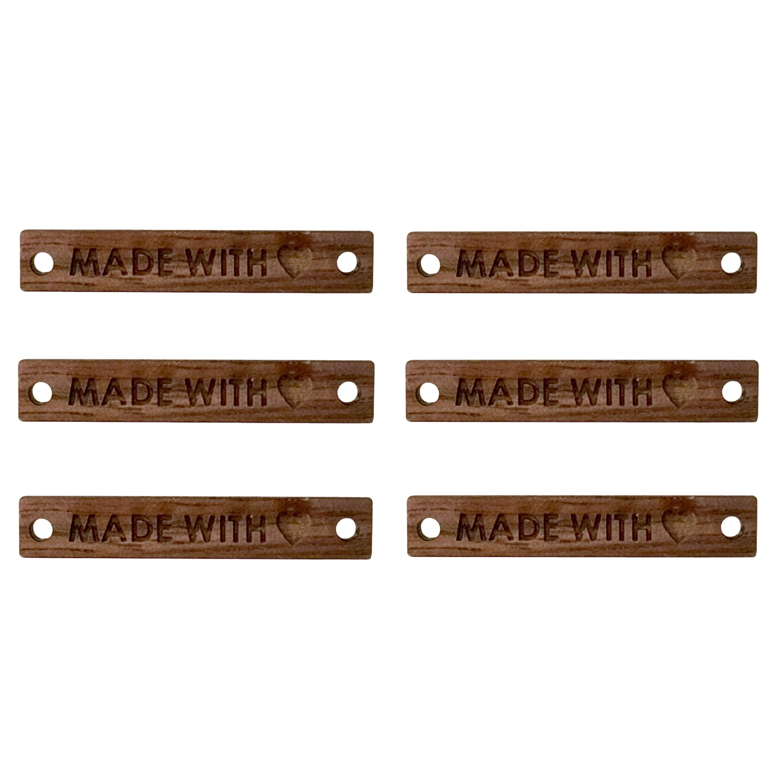 Personalise Walnut Rectangle Bar Tags 28mm X 6mm Wooden - Etsy UK