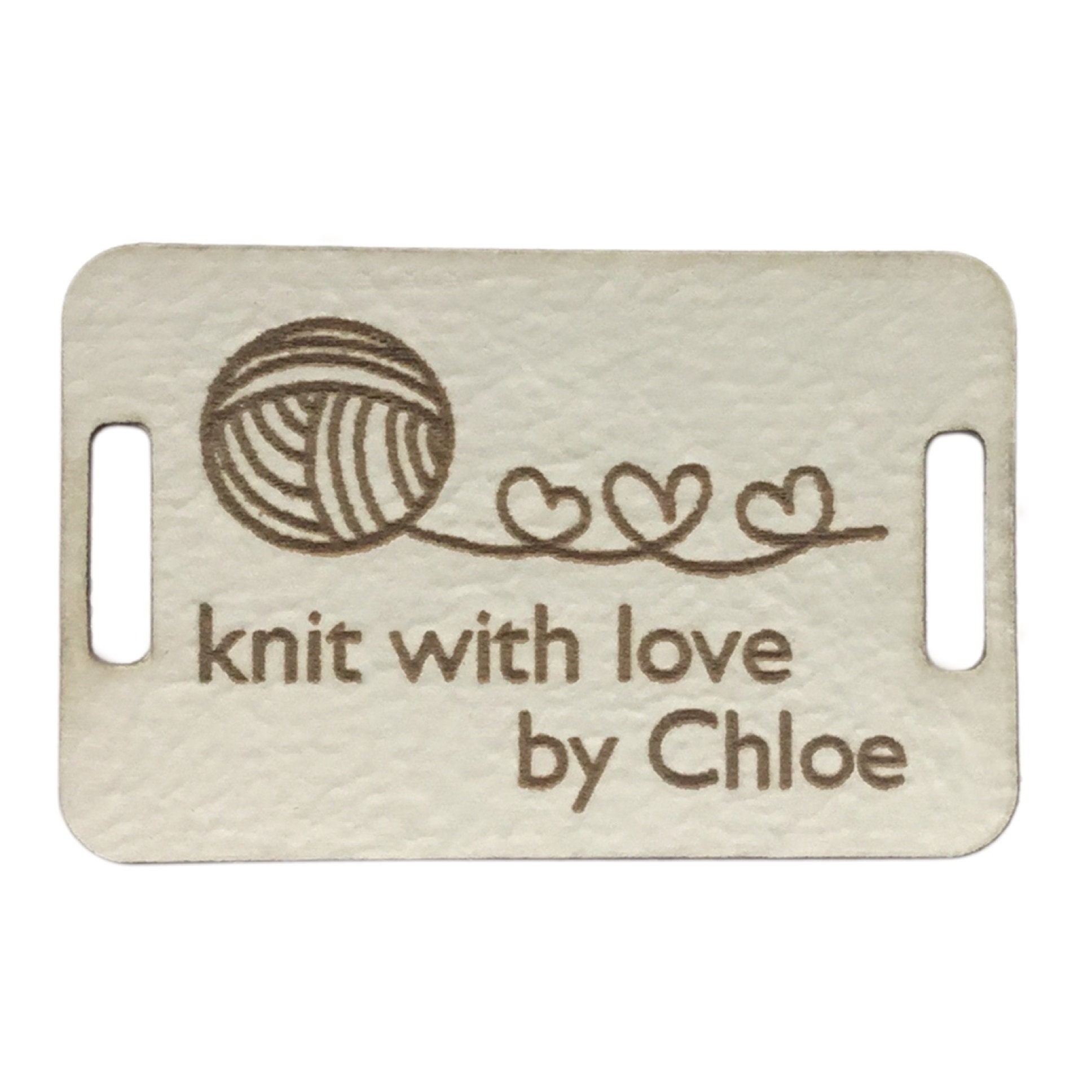 Personalised Set of 50 Cream 28x18mm Faux Leather Labels. - Etsy