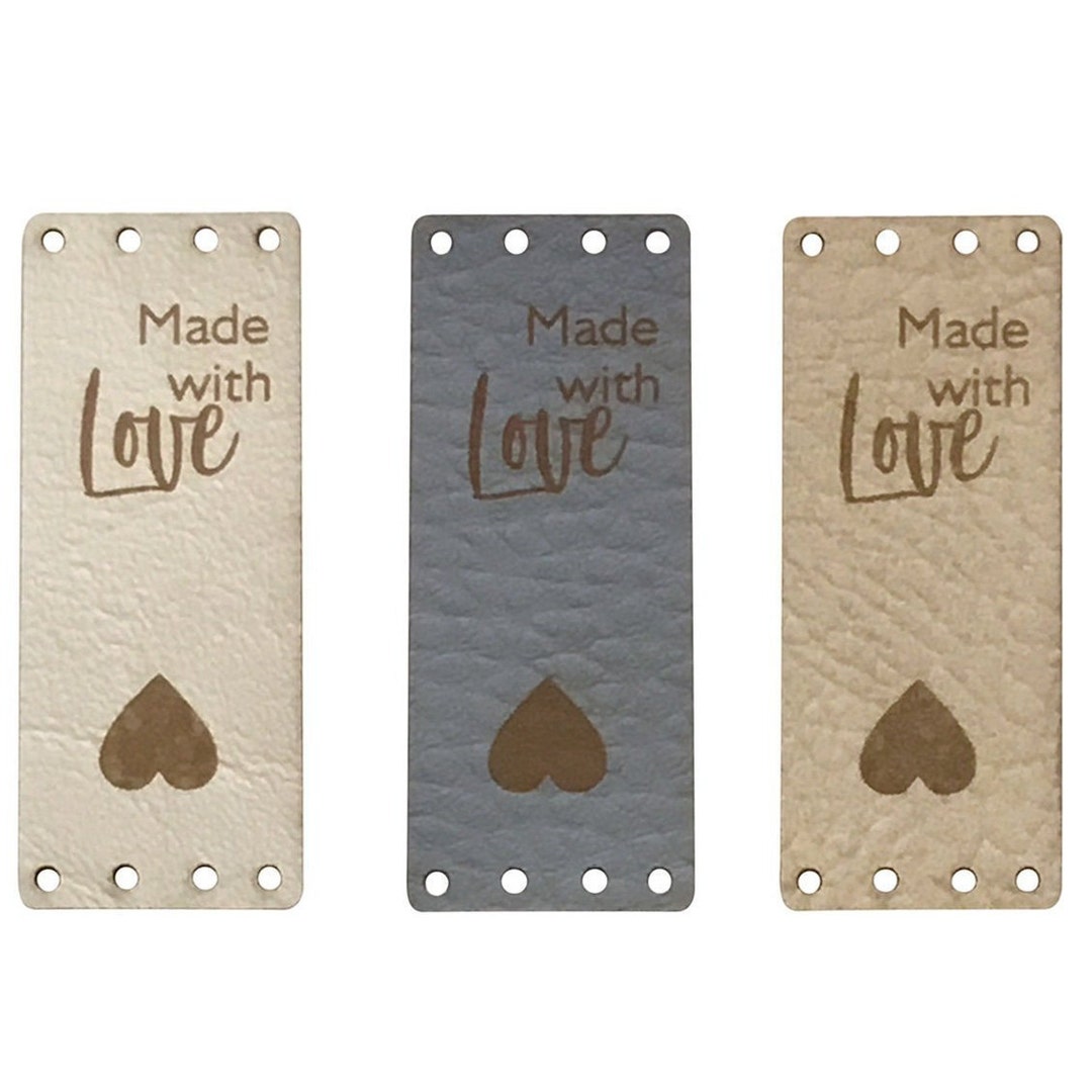 Customisable Center Fold 20mm X 50mm Rectangle Folding Faux Leather ...
