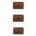 Walnut Wood RECTANGLE Tags 25mmx15mm Wooden Add: Any Text an - Etsy