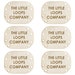 Personalised Medium Cream Size 40mm X 30mm Oblong Faux Leather Labels ...