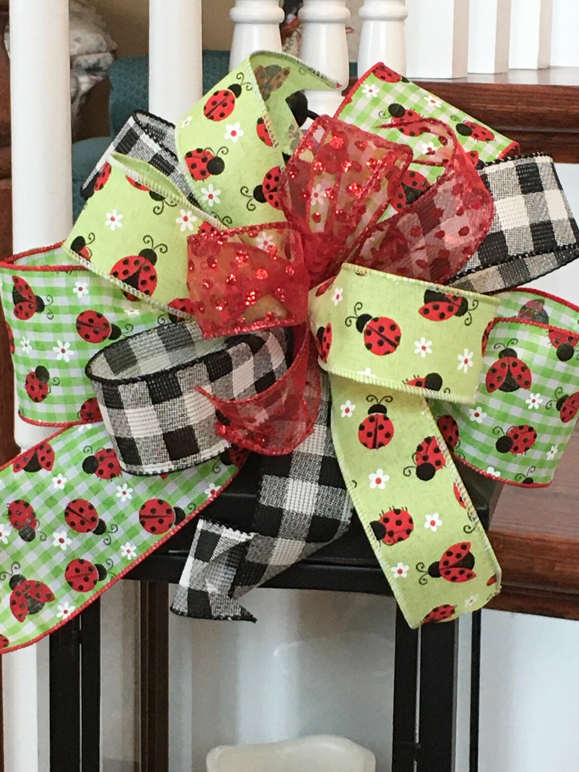 Bows For Lantern Spring Bows Wreath Bow Railing Decor Etsy
