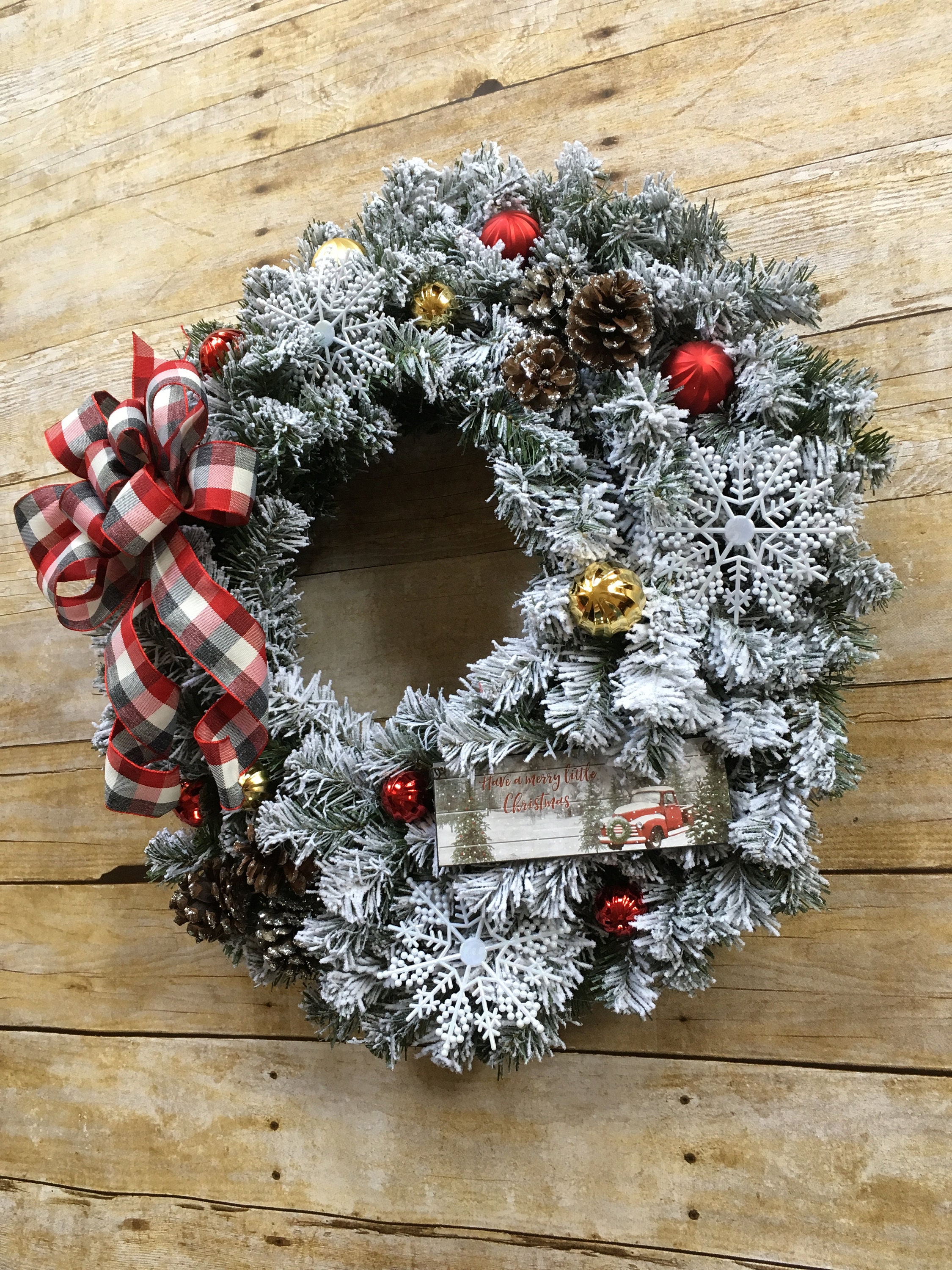 Christmas Wreath Christmas Wreath Front Door Year Round | Etsy