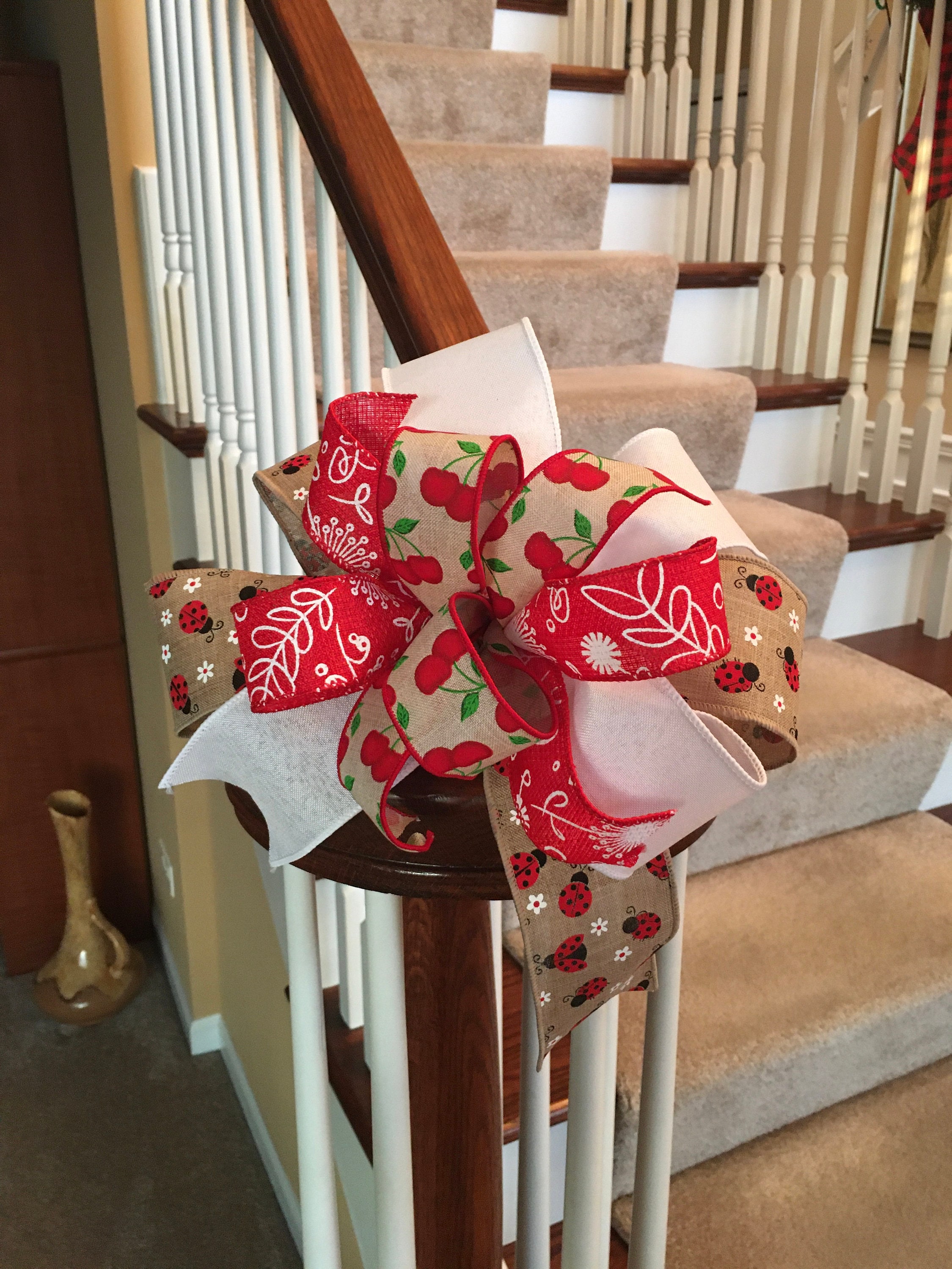 Spring Bow Lantern Bows For Lantern Spring Bow For Wreath Etsy