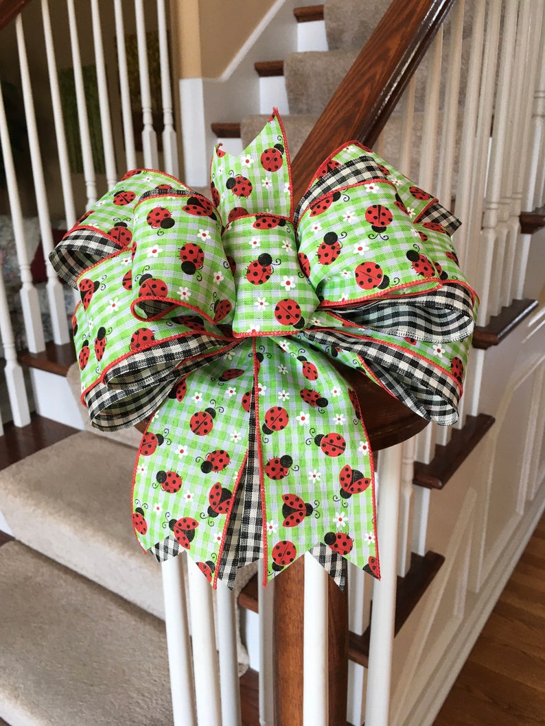 Bows For Lantern Spring Bows Wreath Bow Railing Decor Etsy